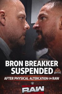 Bron Breakker Suspended After Clash With Adam Pearce on WWE RAW ...